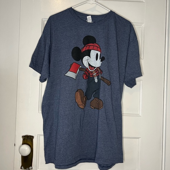 Disney | Shirts | Disney Mickey Mouse Lumberjack Shirt | Poshmark